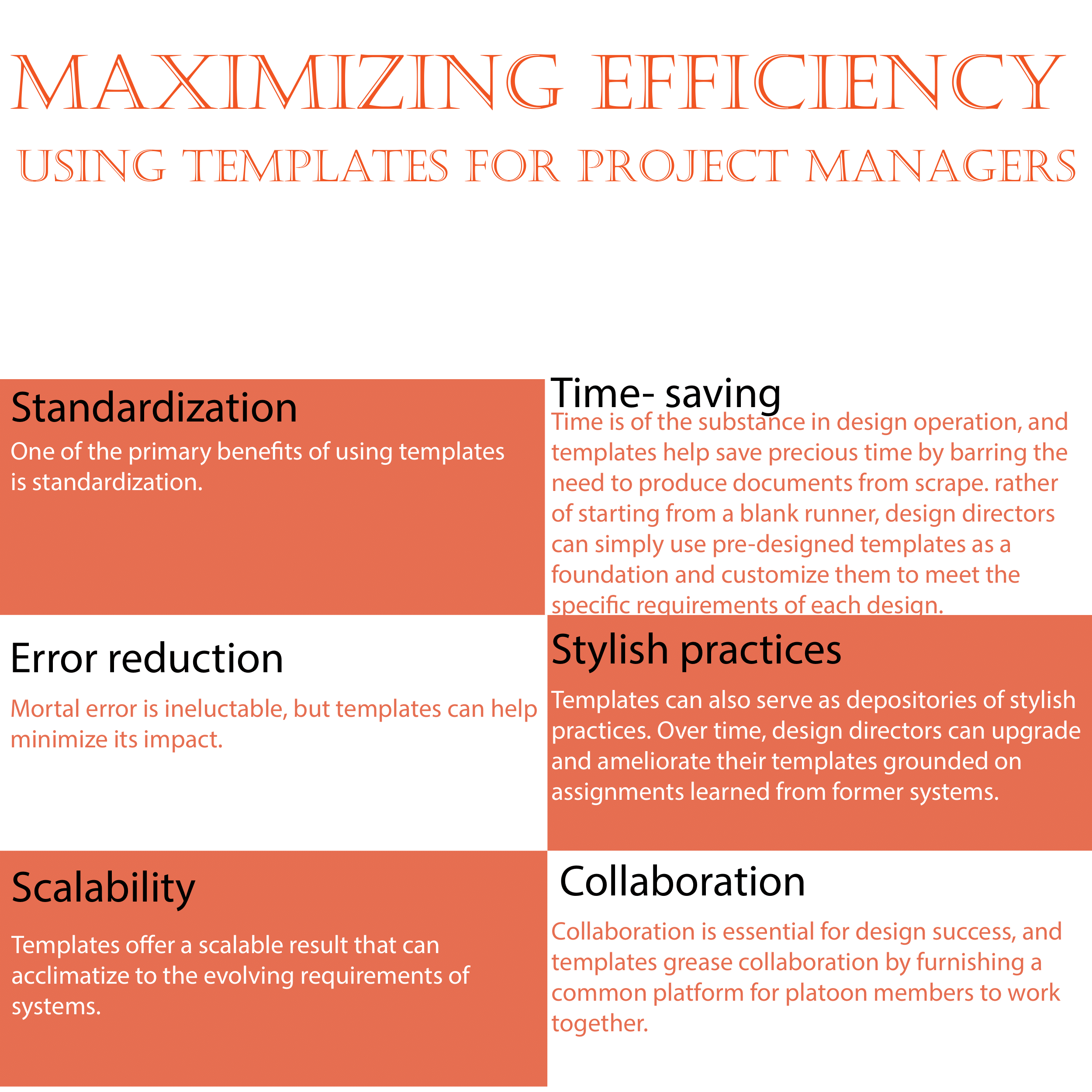 Maximizing Efficiency: Using Templates for Project Managers - PROJECT ... Maximizing Efficiency: Using Templates for Project Managers - PROJECT ...