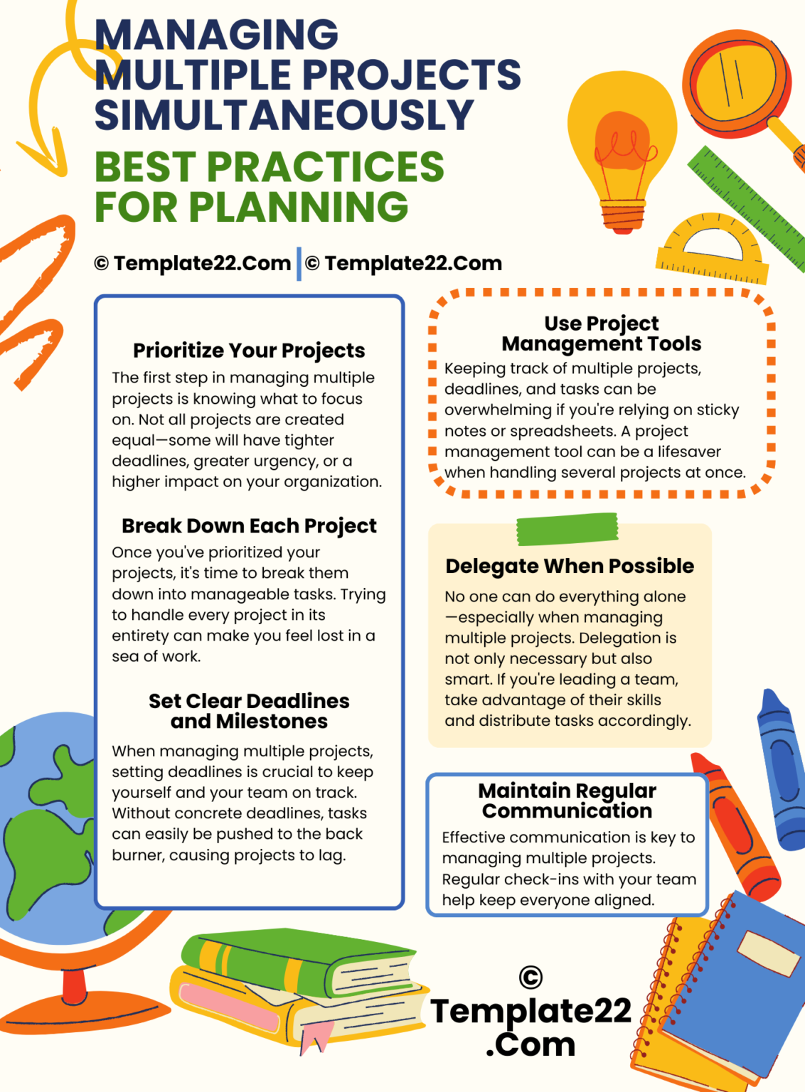 Managing Multiple Projects: Best Tips to Stay Organized Managing Multiple Projects: Best Tips to Stay Organized